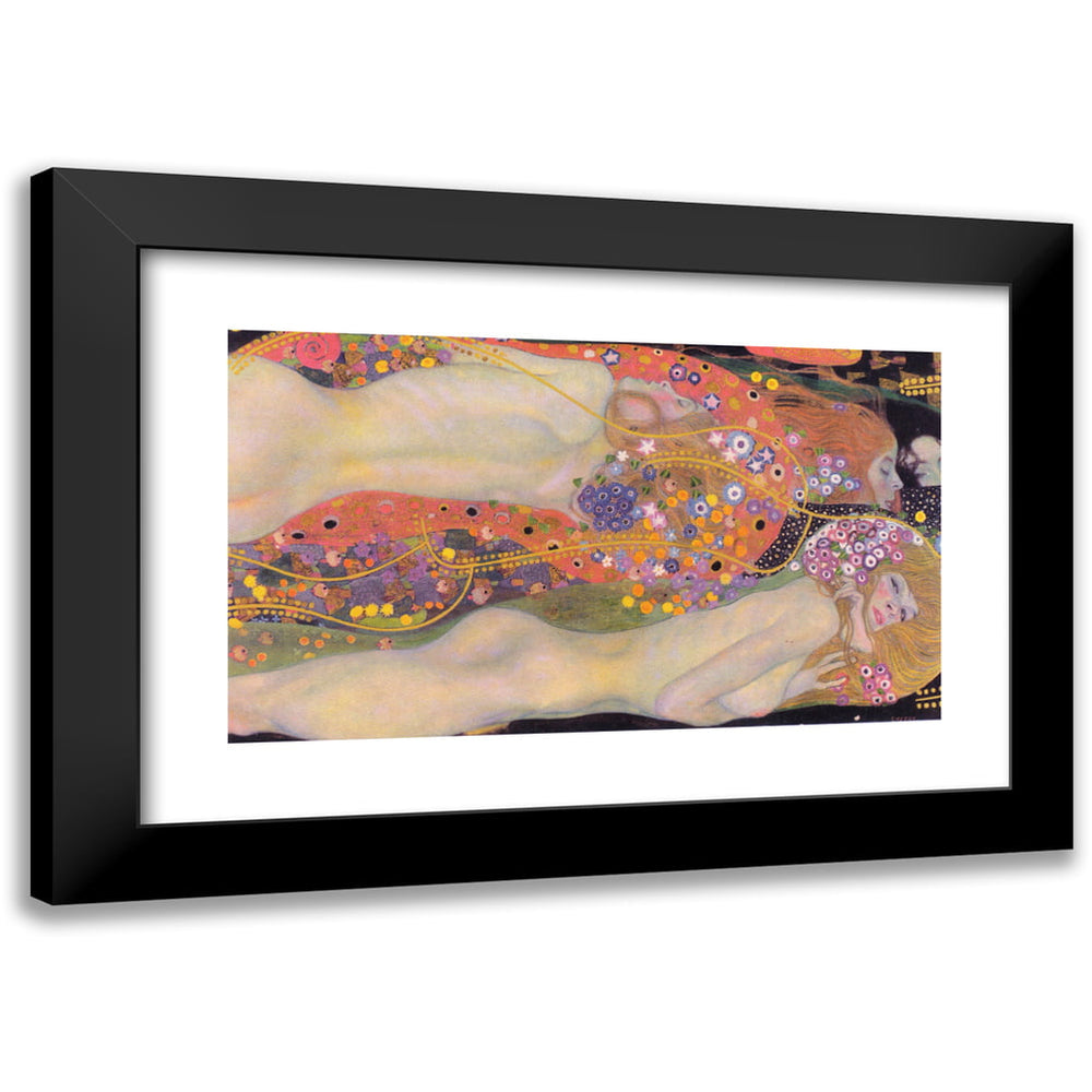 Water Serpents II by Gustav Klimt Canvas Framed – Great Art Collections