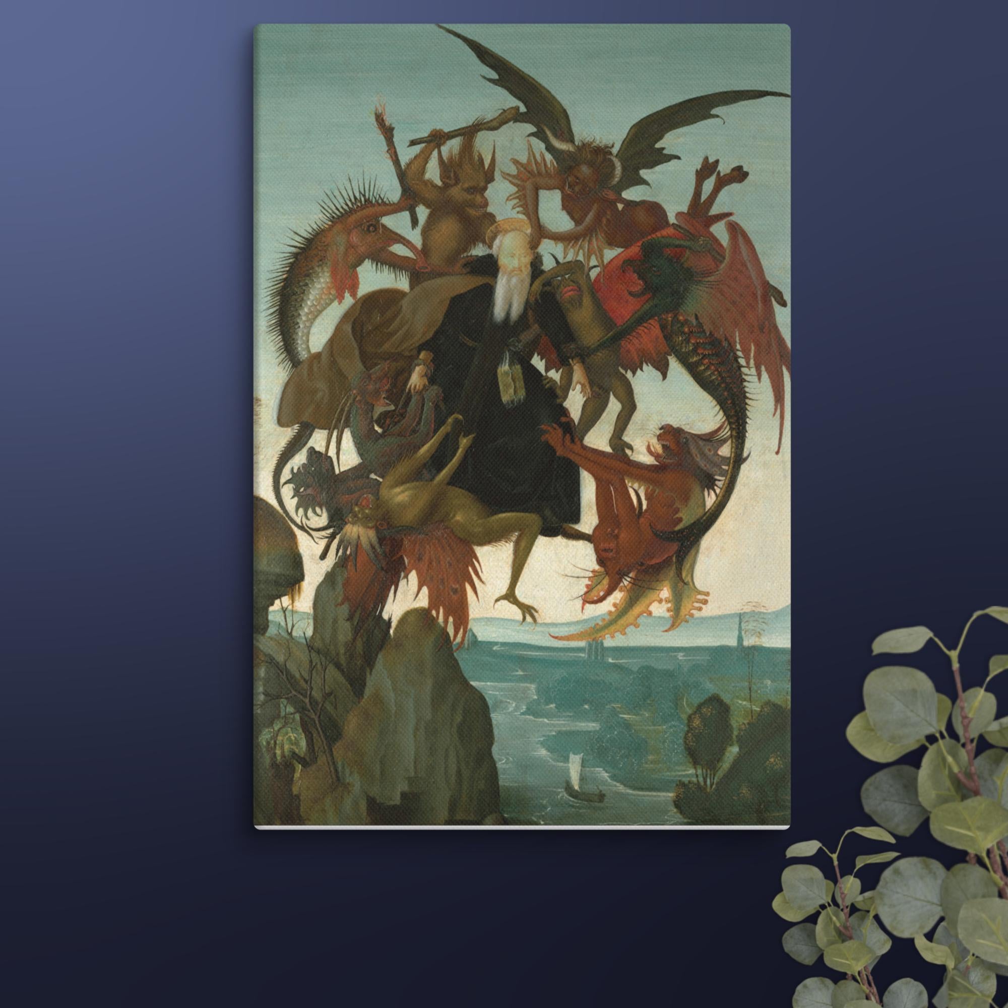 The Torment of Saint Anthony by Michelangelo Canvas Print – Great Art ...